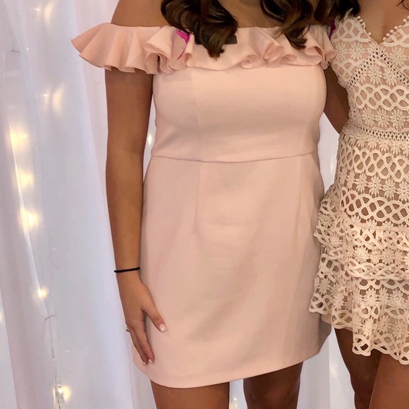 French Connection | Dresses | French Connection Light Pink Dress | Poshmark
